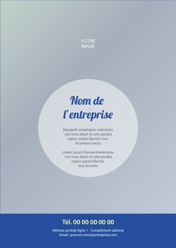 Flyers Modèle vierge 02 A4 personnalisable