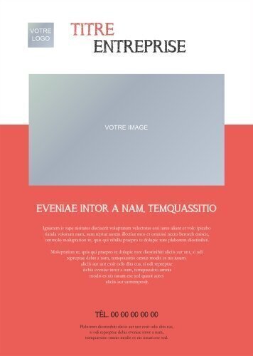 Flyers Modèle vierge 03 A4 recto verso personnalisable