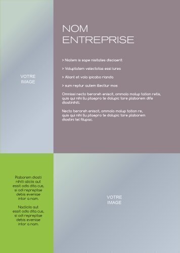 Flyers Modèle vierge 05 A4 personnalisable