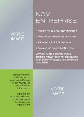 Flyers Modèle vierge 05 A6 personnalisable