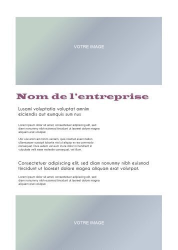 Flyers Modèle vierge 09 A4 personnalisable