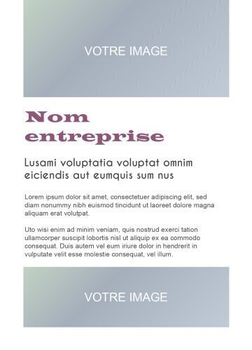 Flyers Modèle vierge 09 A6 personnalisable