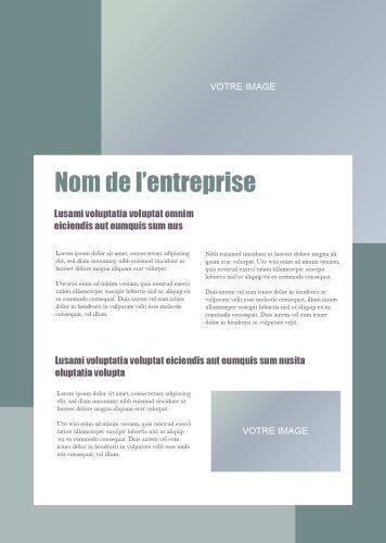 Flyers Modèle vierge 10 A4 personnalisable