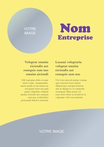 Flyers Modèle vierge 11 A5 personnalisable