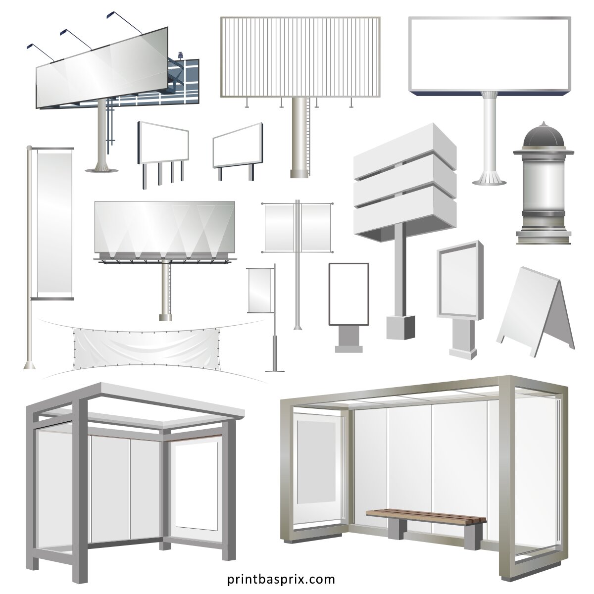 Les supports grands formats donnent plus de visibilité à la communication