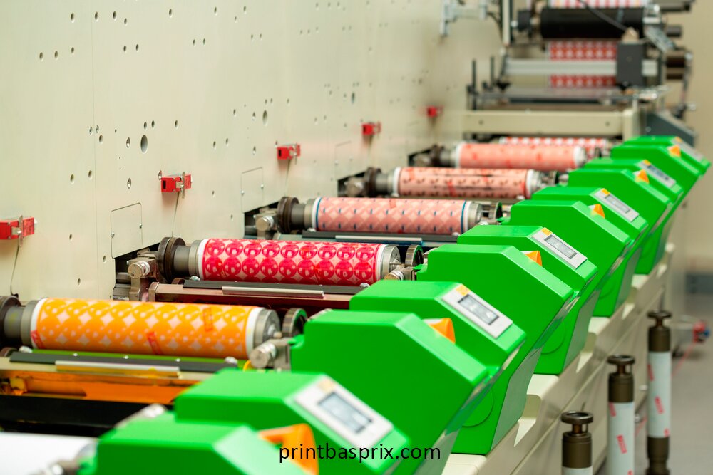 L'impression flexographique est faite pour les emballages et les étiquettes