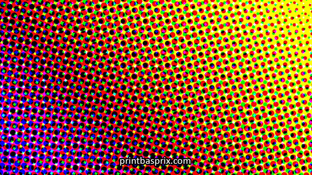 La trame d'imprimerie est un élément essentiel du rendu d'un imprimé