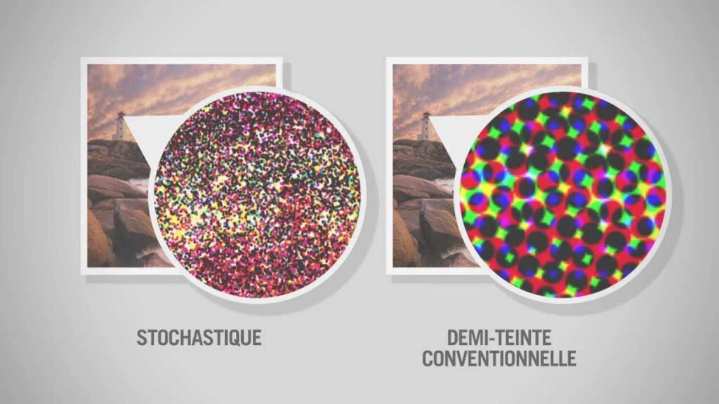 La trame d'imprimerie est un élément essentiel du rendu d'un imprimé