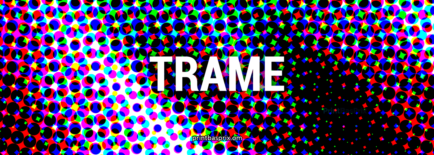 La trame d'imprimerie est un élément essentiel du rendu d'un imprimé